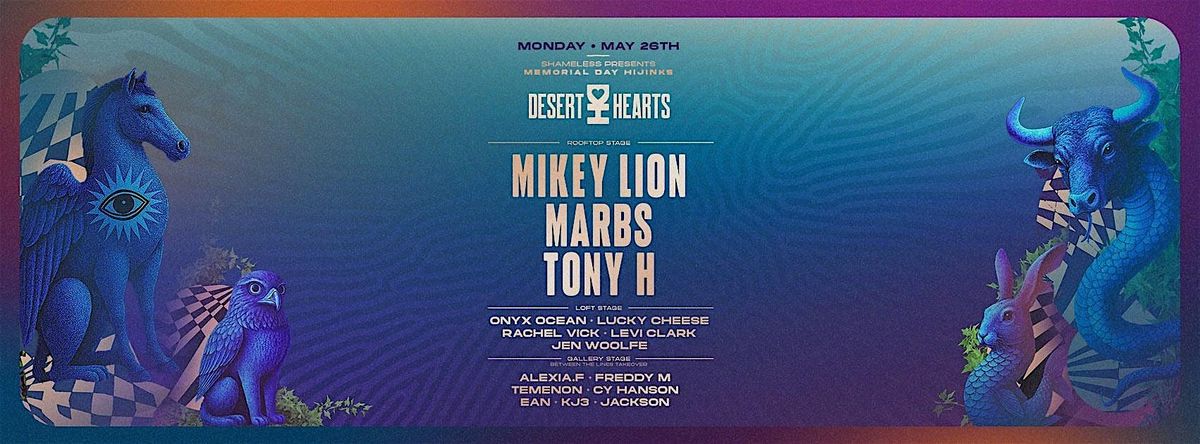 10th Annual Memorial Day Hijinks with Desert Hearts, Monkey Loft ...
