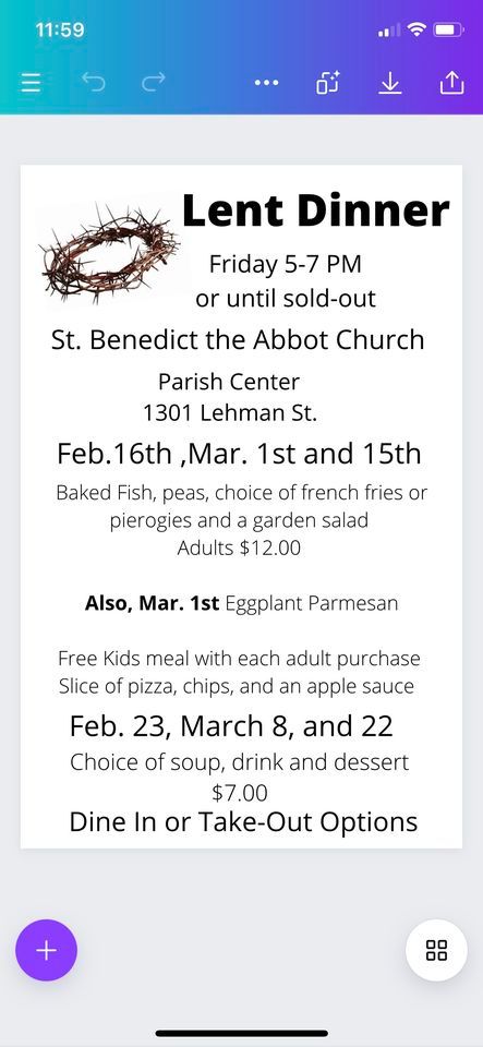 Lent Fish Dinner, 1300 Lehman St, Lebanon, PA, 15 March 2024 | AllEvents