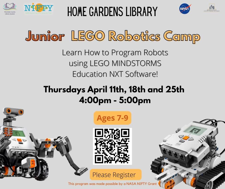 Junior LEGO Robotics Camp, 3785 S Neece St, Corona, CA, United States ...