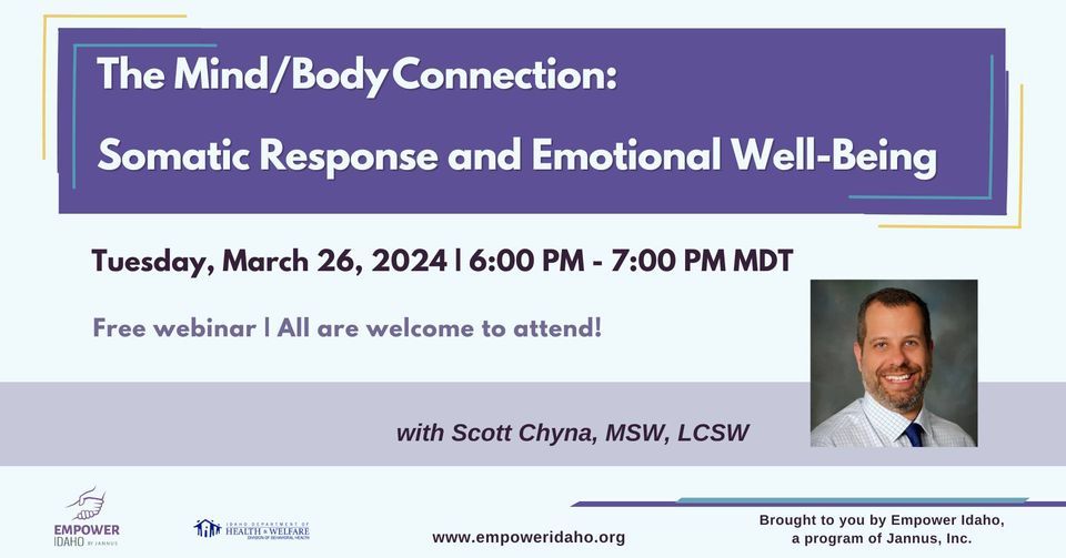 The Mind/Body Connection: Somatic Response and Emotional Well-Being ...