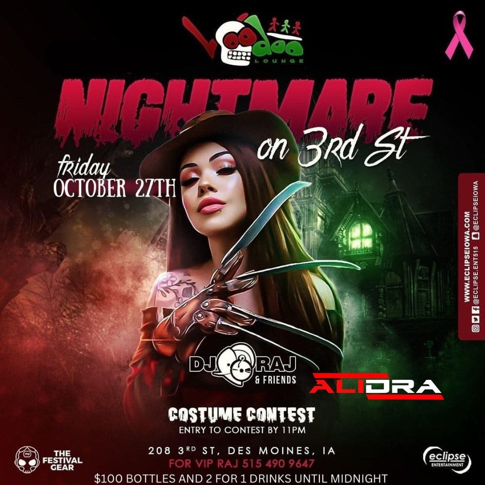 NIGHTIMARE ON 3RD STREET - VOODOO LOUNGE THIS FRIDAY COSTUME CONTEST ...