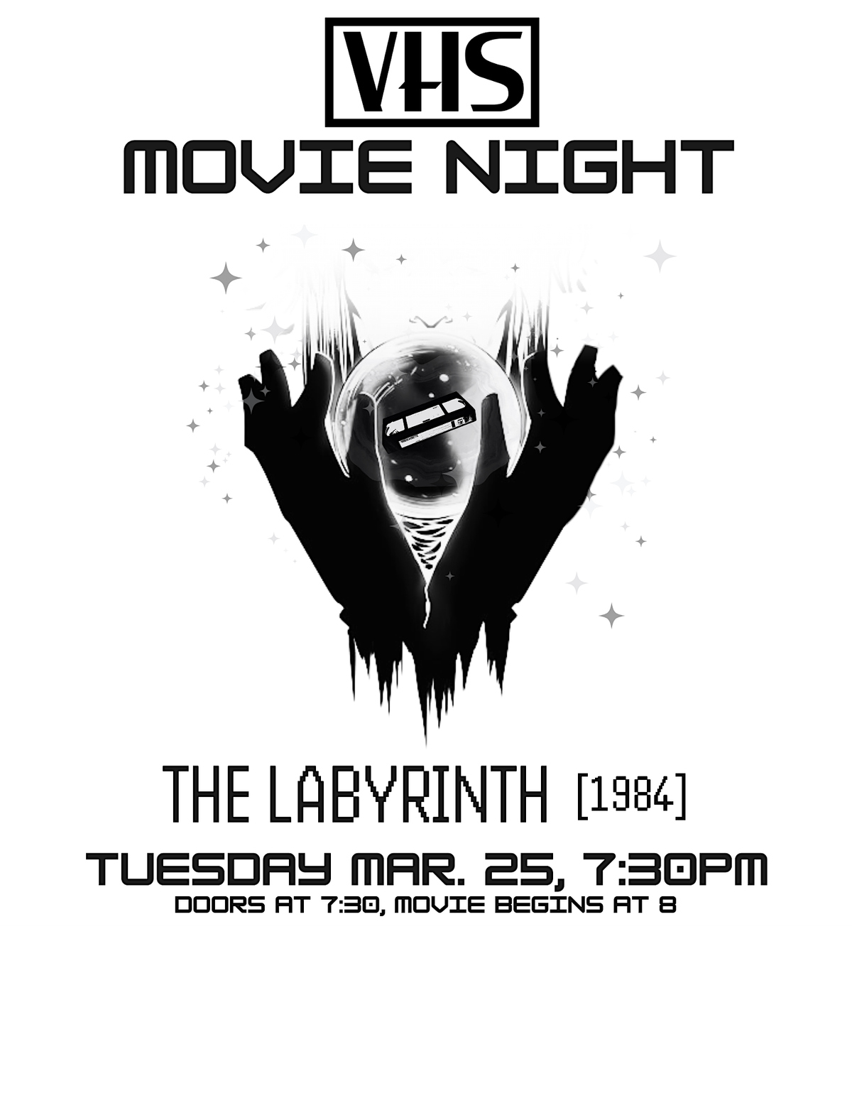 Labyrinth - VHS Movie Night at Harmonie Hall, Harmonie Hall ...