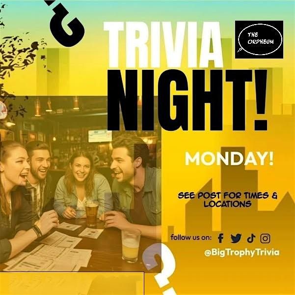 Big Trophy Trivia Night, The Orpheum, Tampa, 7 July 2025 | AllEvents