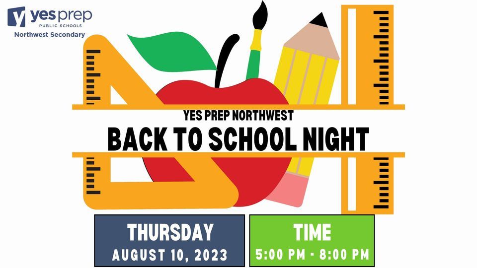 Back to School Night, YES Prep Northwest Secondary, Alief, 10 August ...