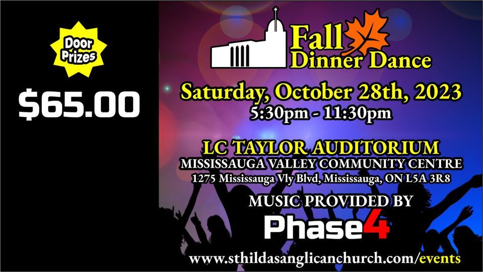 Fall Dinner & Dance 2023, 1275 Mississauga Valley Blvd, Mississauga, ON ...