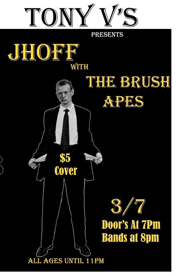 Jhoff, The Brush Apes, Tony Vs Garage, Everett, 7 March 2024 | AllEvents