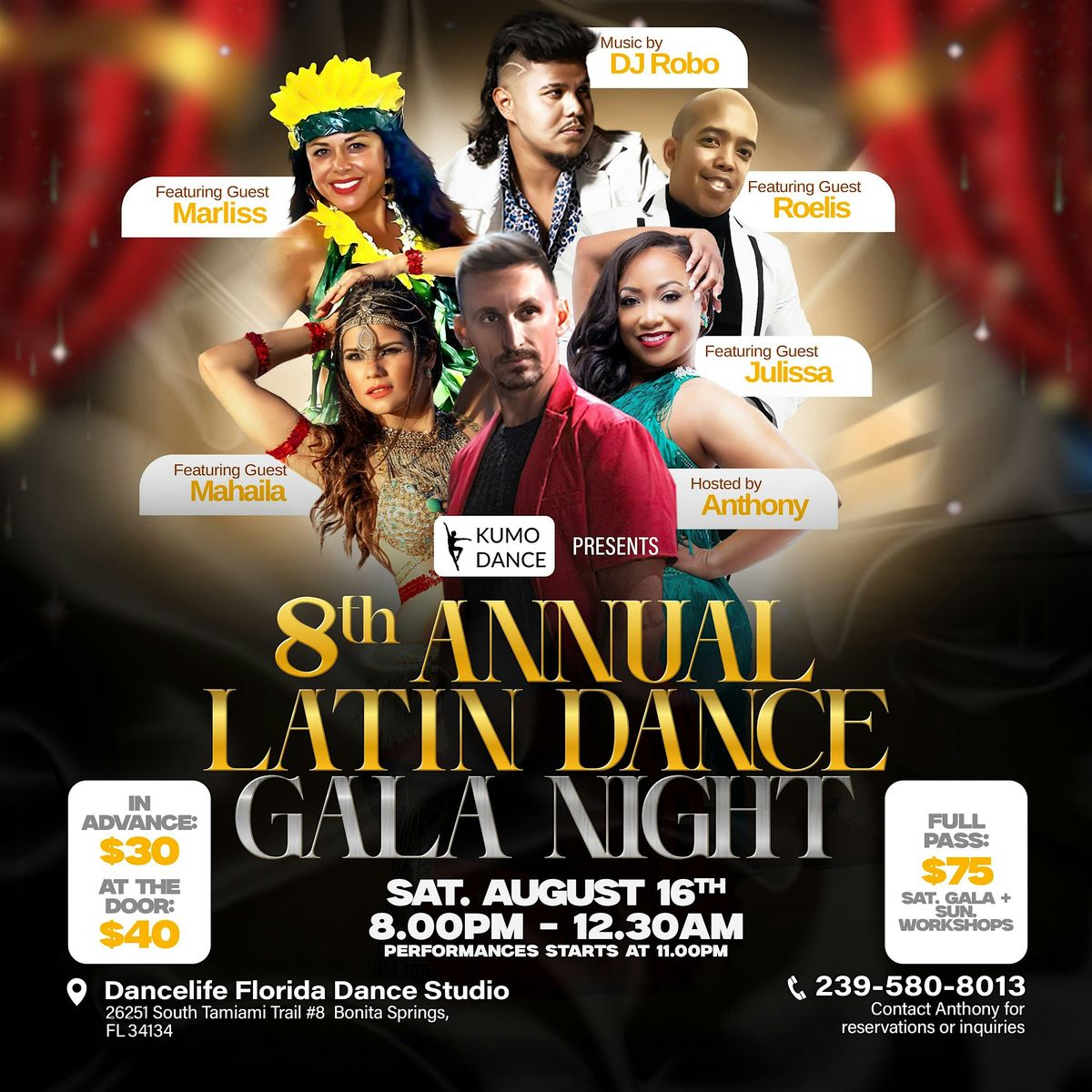 8th annual Latin dance gala, DanceLife. Florida Dance Center, Bonita ...