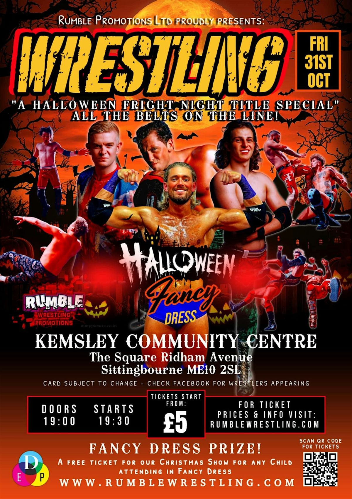 Rumble Wrestling comes to Sittingbourne - HALLOWEEN SPECTACULAR ...