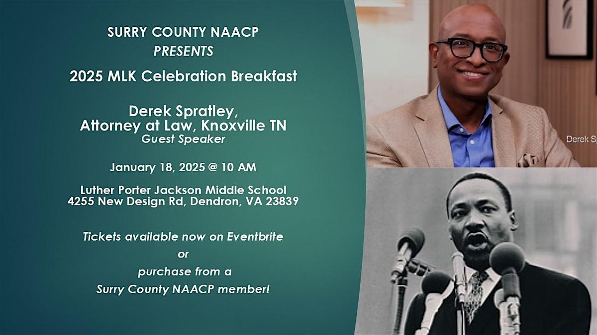Surry County NAACP MLK Breakfast, Luther P. Jackson Middle School ...