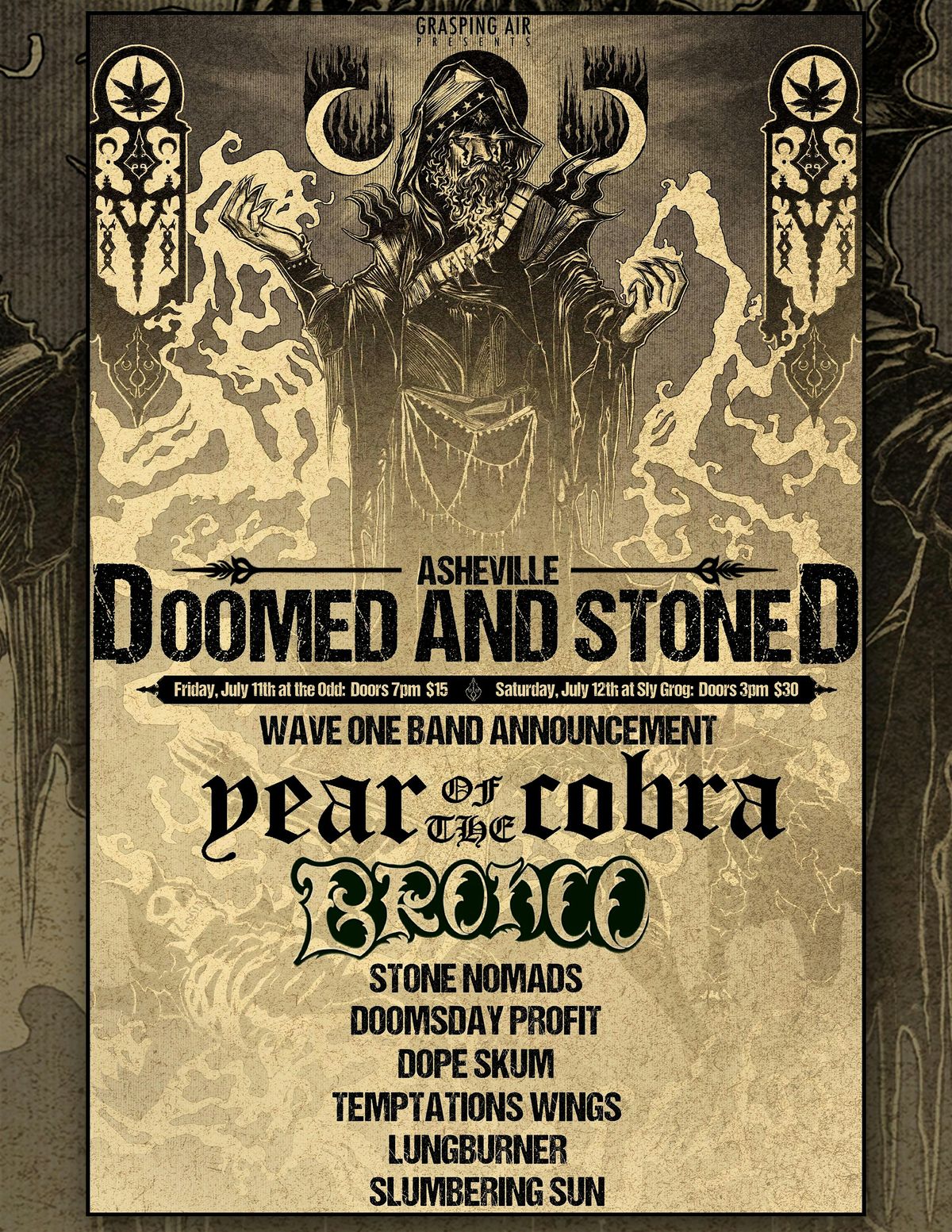 Asheville Doomed and Stoned, Sly Grog Lounge, Asheville, 12 July 2025 ...