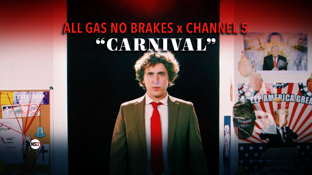 Andrew Callaghan - All Gas No Brakes x Channel 5 Carnival, Riviera ...