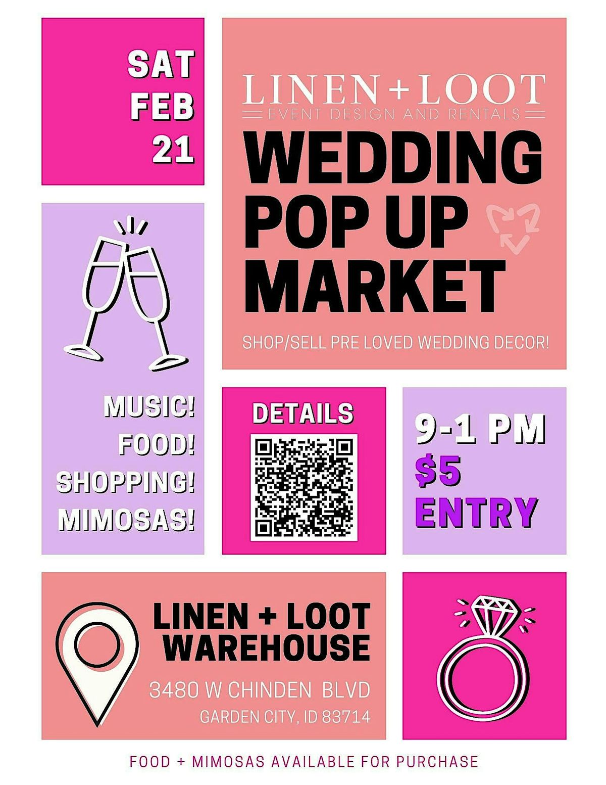Wedding Pop Up Market 2/21/26, 3480 W Chinden Blvd, Garden City, 21 February 2026 | AllEvents