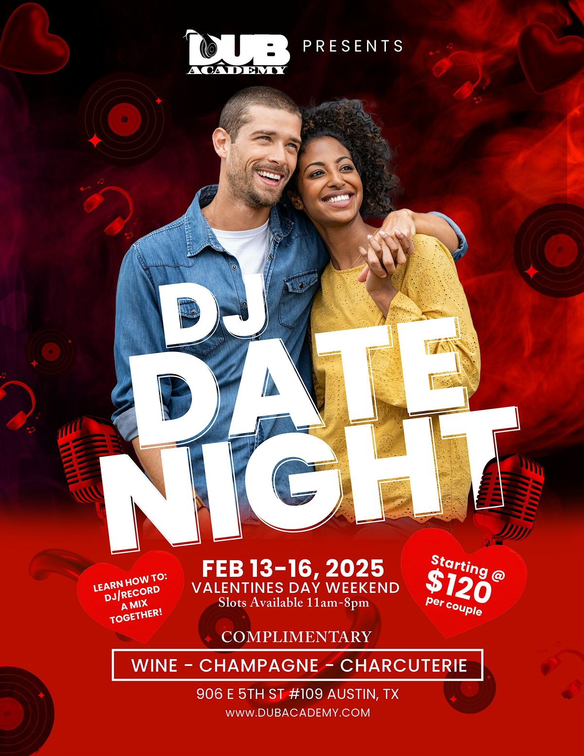DJ Date Night Valentines Day Weekend (4 Days), Dub Academy, Austin, 13 ...