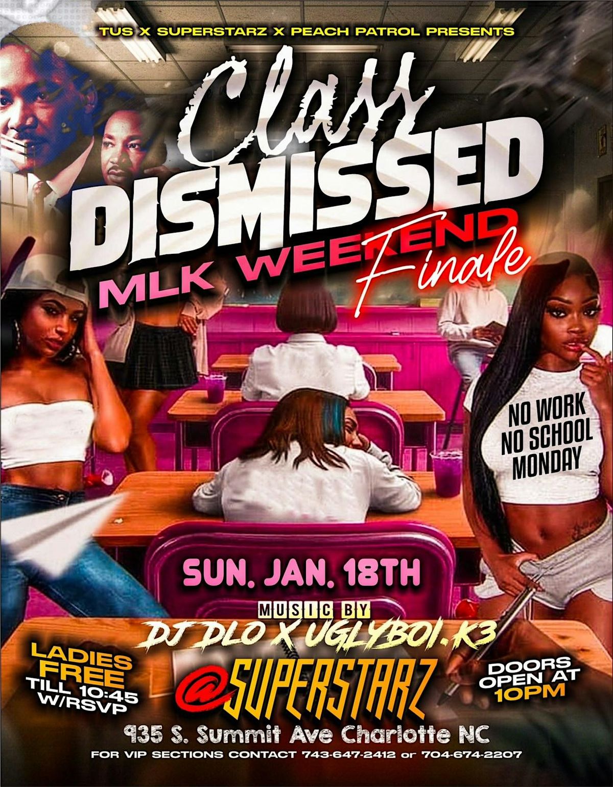 Sunday MLK Finale Only at Superstarz Text 704-674-2207 for Tables ...
