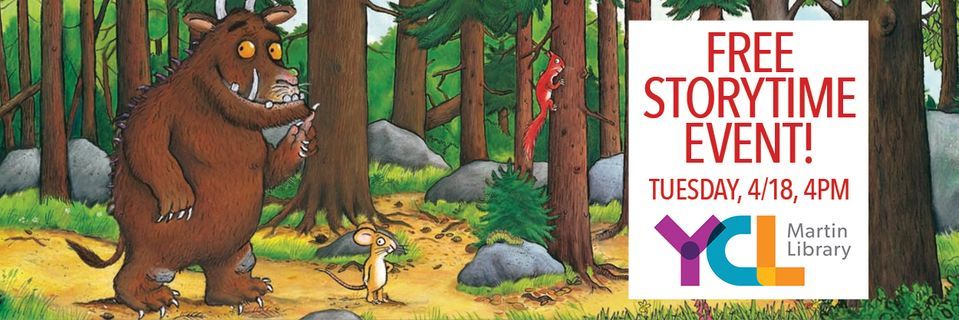 The Gruffalo FREE Storytime at Martin Library, York County Libraries ...