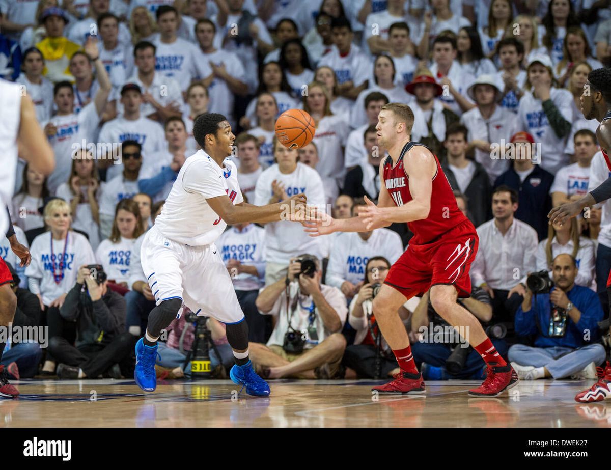 Virginia Cavaliers at SMU Mustangs Mens Basketball, Moody Coliseum ...