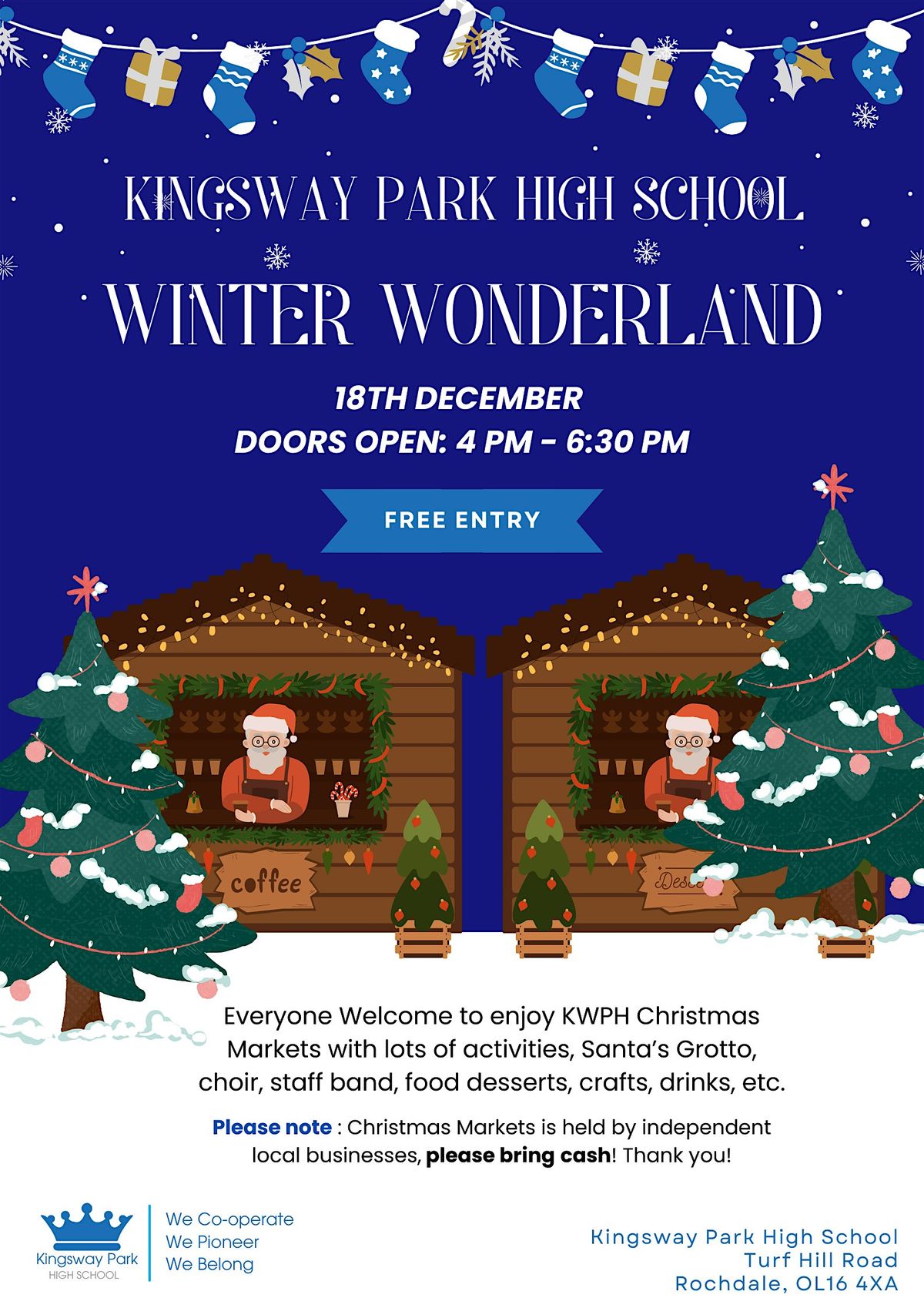 Winter Wonderland, Kingsway Park High School, Rochdale, 18 December ...