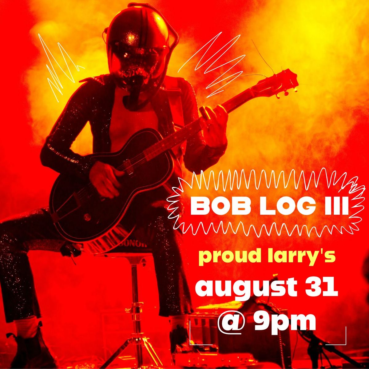 Bob Log III at Clock-Out Lounge, Clock-Out Lounge, Seattle, 11 March ...