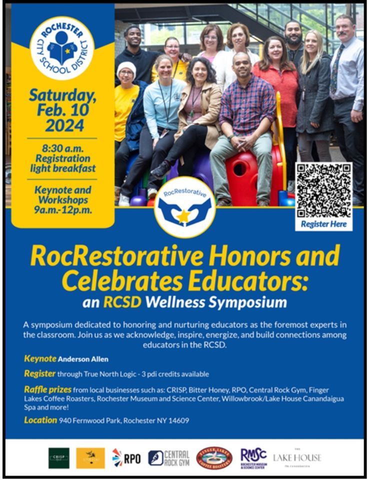 RCSD Wellness Symposium, 940 Fernwood Park, Rochester, 10 February 2024 ...