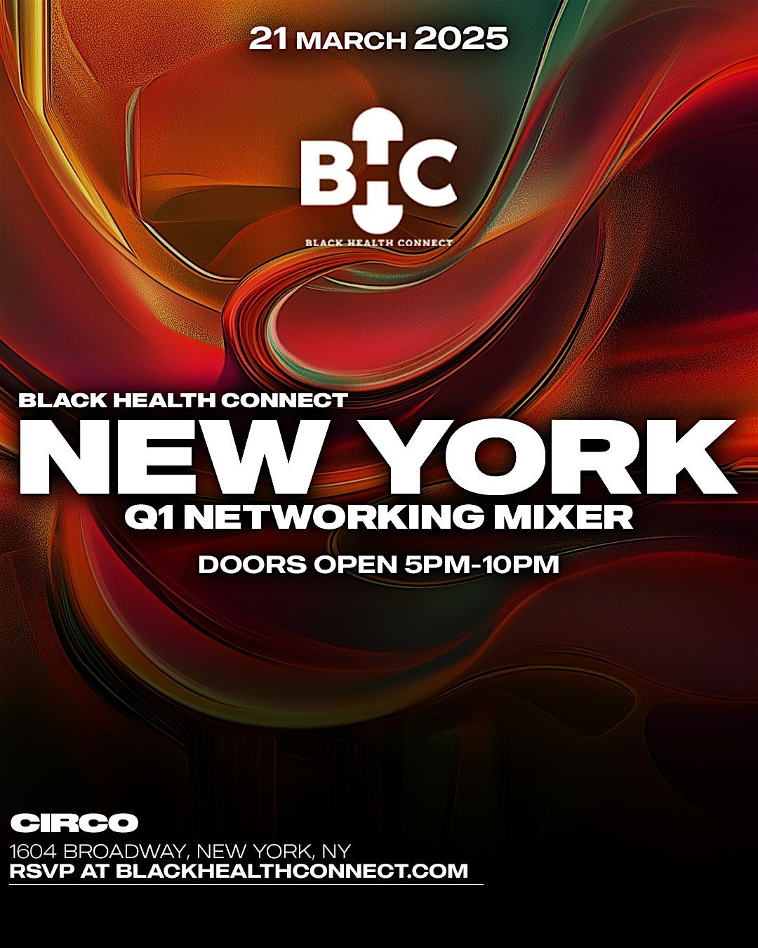 Black Health Connect: NYC - Q1 2025 MIXER, 1604 Broadway, New York, 21 March 2025 | AllEvents