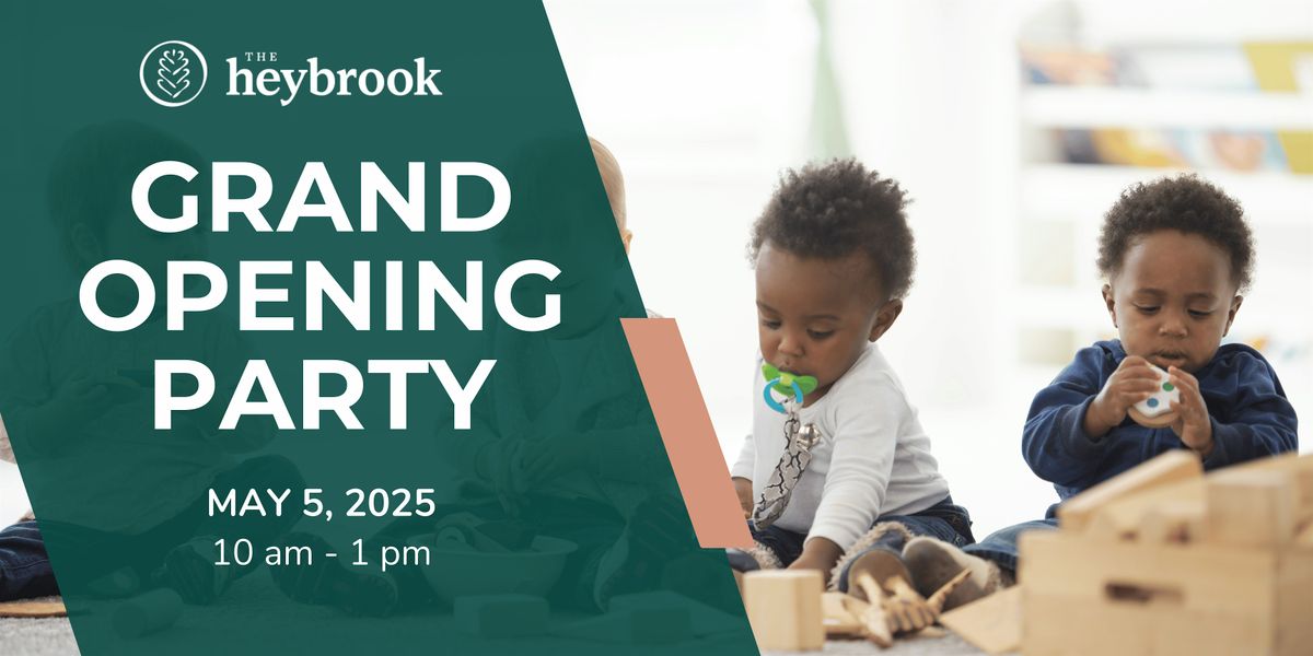 The Heybrook - Seattle Grand Opening Party!, 9425 35th Ave NE suite b ...