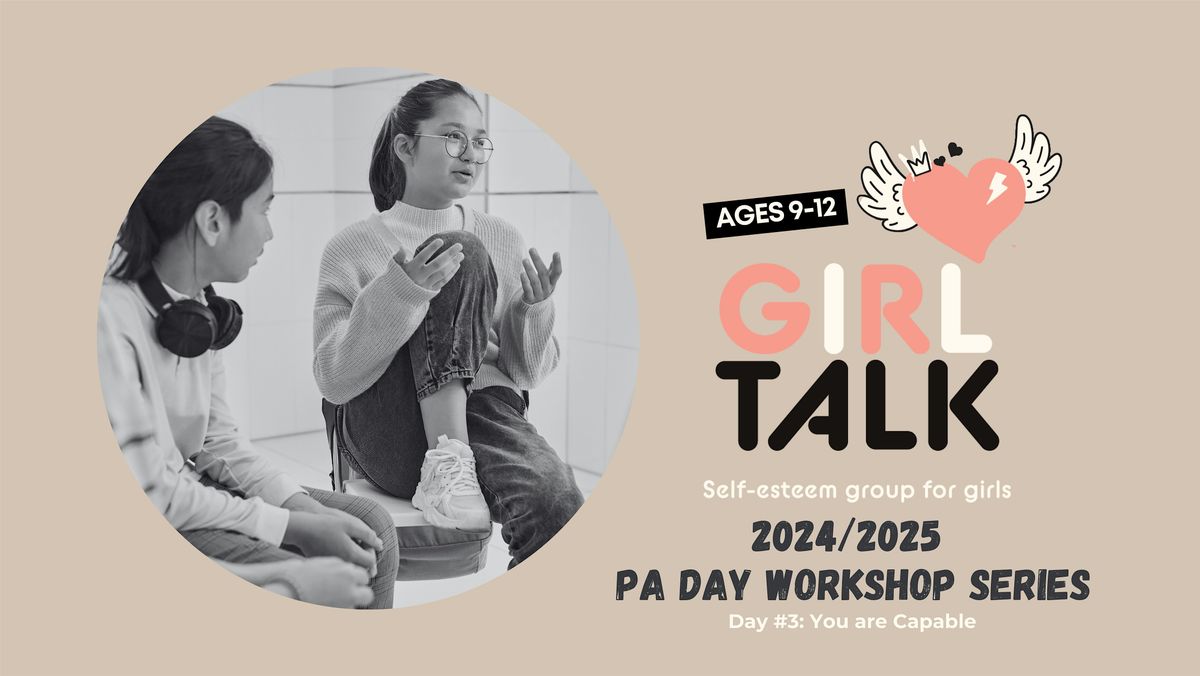 GirlTalk: Self-Esteem Group for Girls (Hosted by an MSW, RSW), Peachey ...