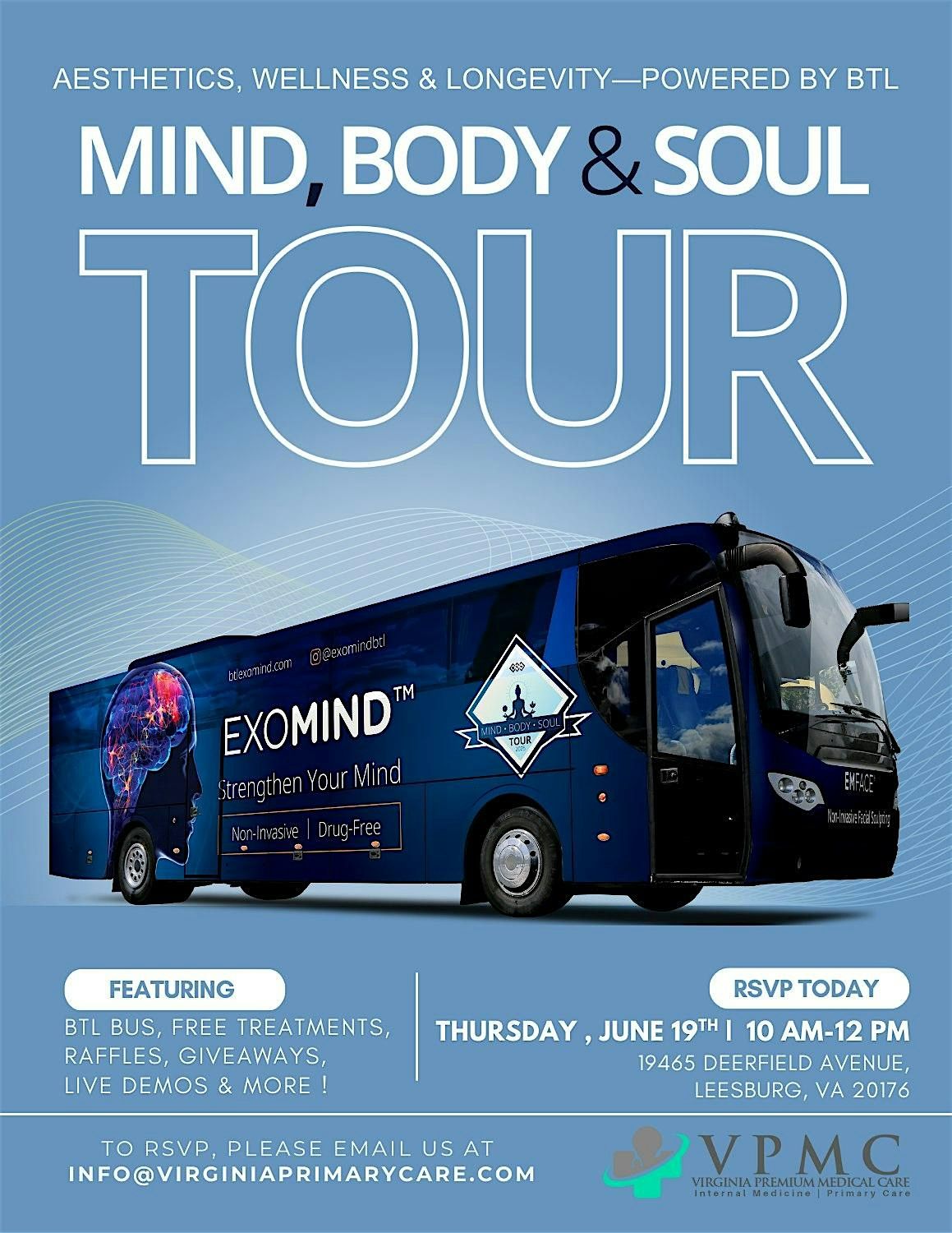VPMC MIND, BODY & SOUL BUS TOUR EVENT, Virginia Premium Medical Care ...