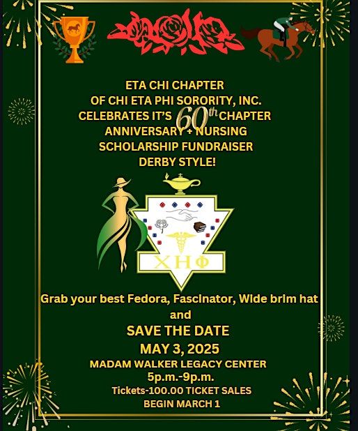 Chi Eta Phi, Eta Chi Chapter 60th Gala and Scholarship Fundraiser ...