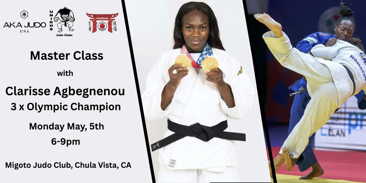 Olympic Judo Champion - Clarisse Agbegnenou Judo Master Class, 2517 ...