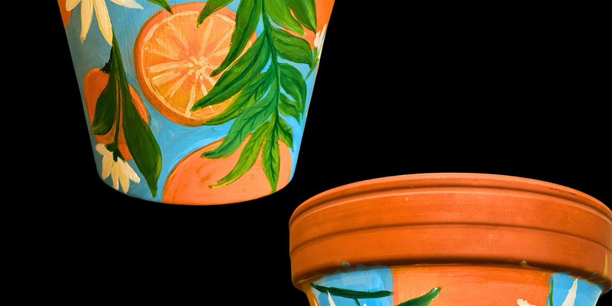 Paint Your Own Flower Pot - Paint and Sip by Classpop!™, Local Roots ...