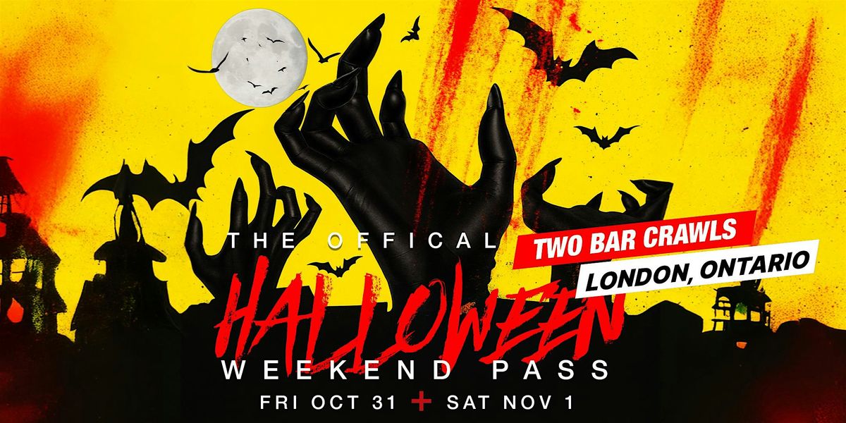 Haunted Hop & Halloween Bar Crawl Weekend Pass – London, Ontario 2025 ...