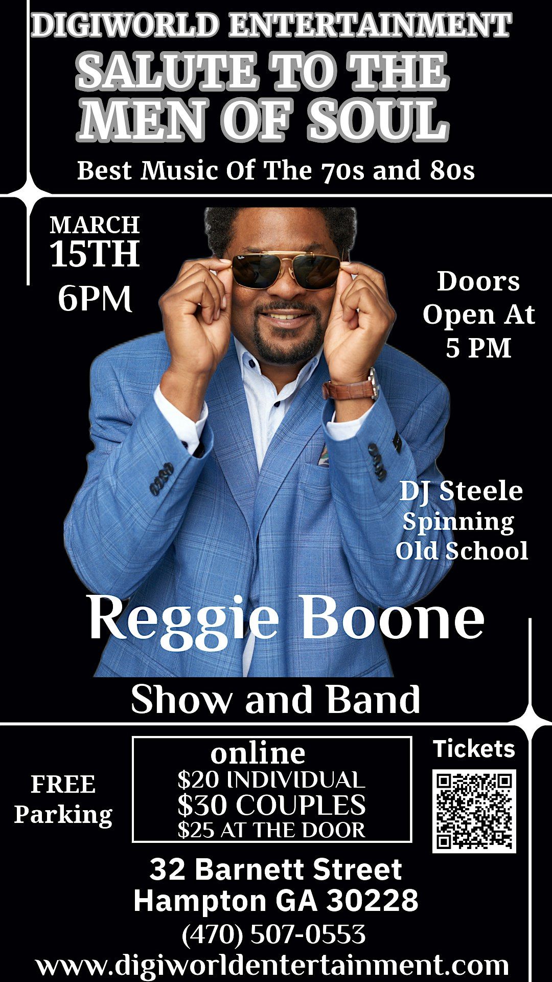 Salute To The Great Men Of Soul, DigiWorld Entertainment 32 Barnett ...