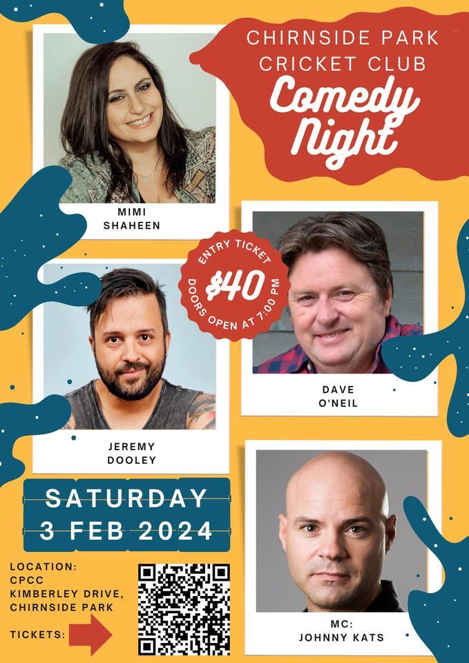 PANTHERS COMEDY NIGHT, Chirnside Park Cricket Club, Mooroolbark, 3 ...