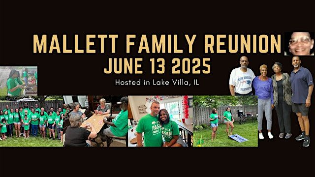 Mallet Family Reunion, Addison Family Home, Lake Villa, 13 June 2025 ...