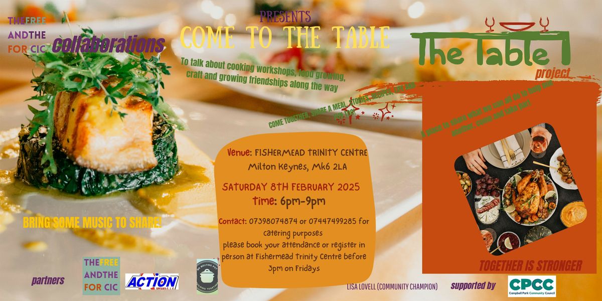 The Table Project, Trinity Centre, Fishermead, 8 February 2025 | AllEvents