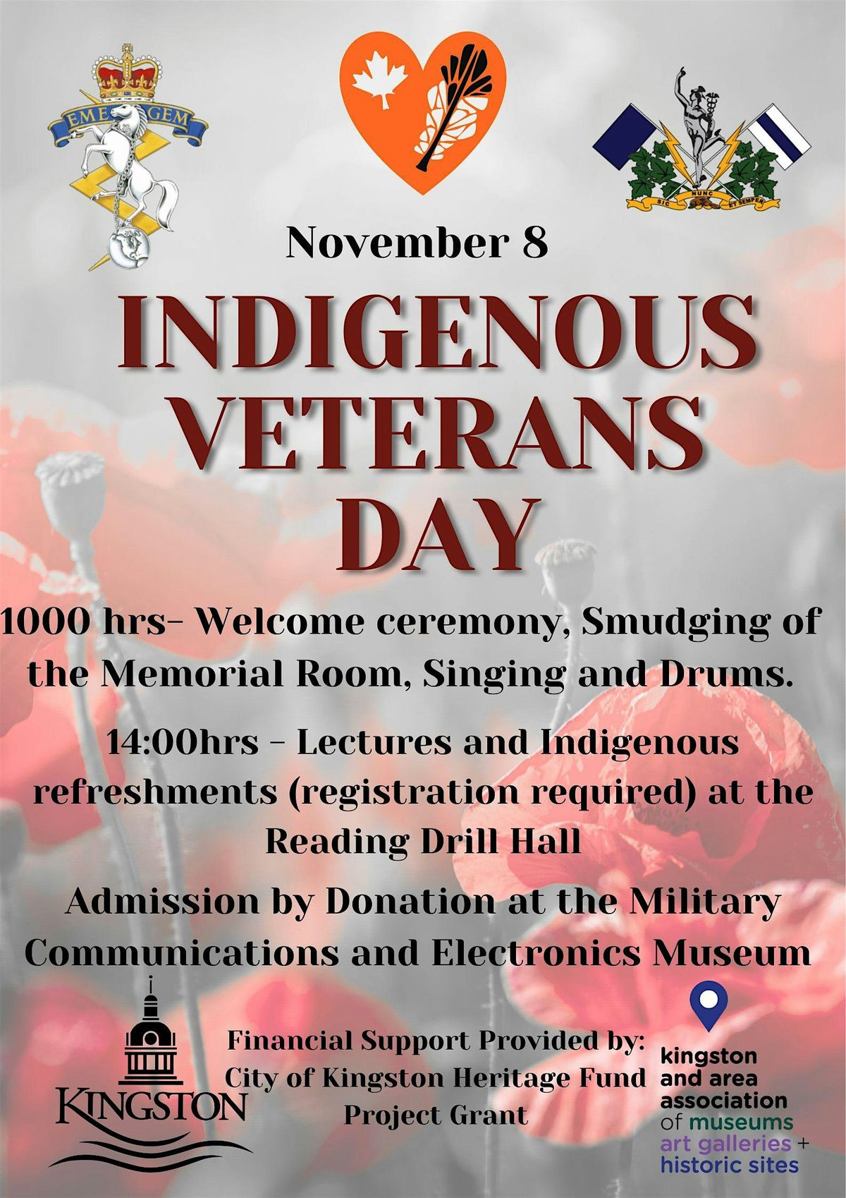 Indigenous Veterans Day, Reading Drill Hall, Kingston, 8 November 2024 ...