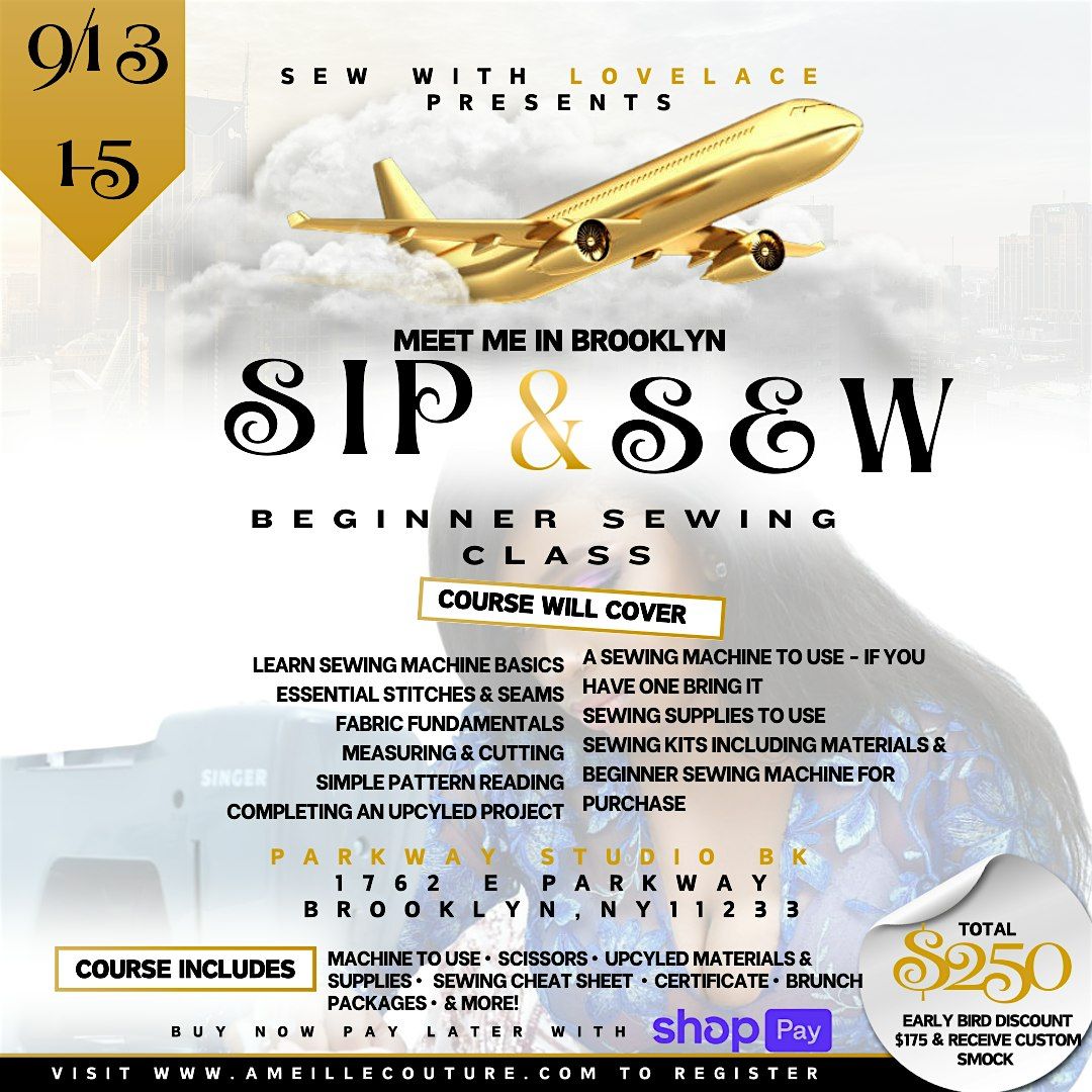 Sip and Sew : Meet Me In Brooklyn, Parkway Studios, Brooklyn, 13 September 2025 | AllEvents