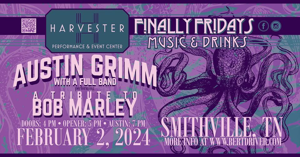 Bob Marley Tribute with Austin Grimm and full band at the Harvester, The Harvester, Smithville ...
