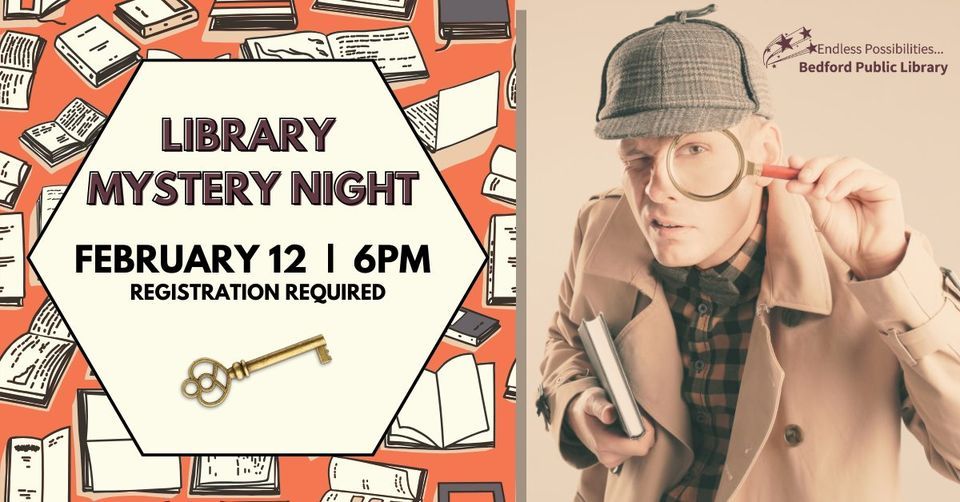 Library Mystery Night, Bedford Public Library - Bedford, Indiana, 12 ...