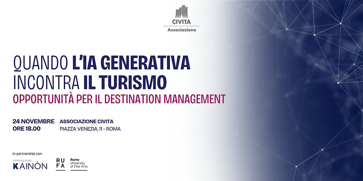 Quando l’Intelligenza Artificiale Generativa incontra il turismo ...