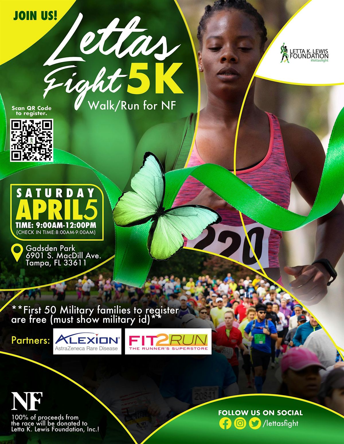 Lettas Fight 5K Walk/Run for NF (Neurofibromatosis), Gadsden Park ...