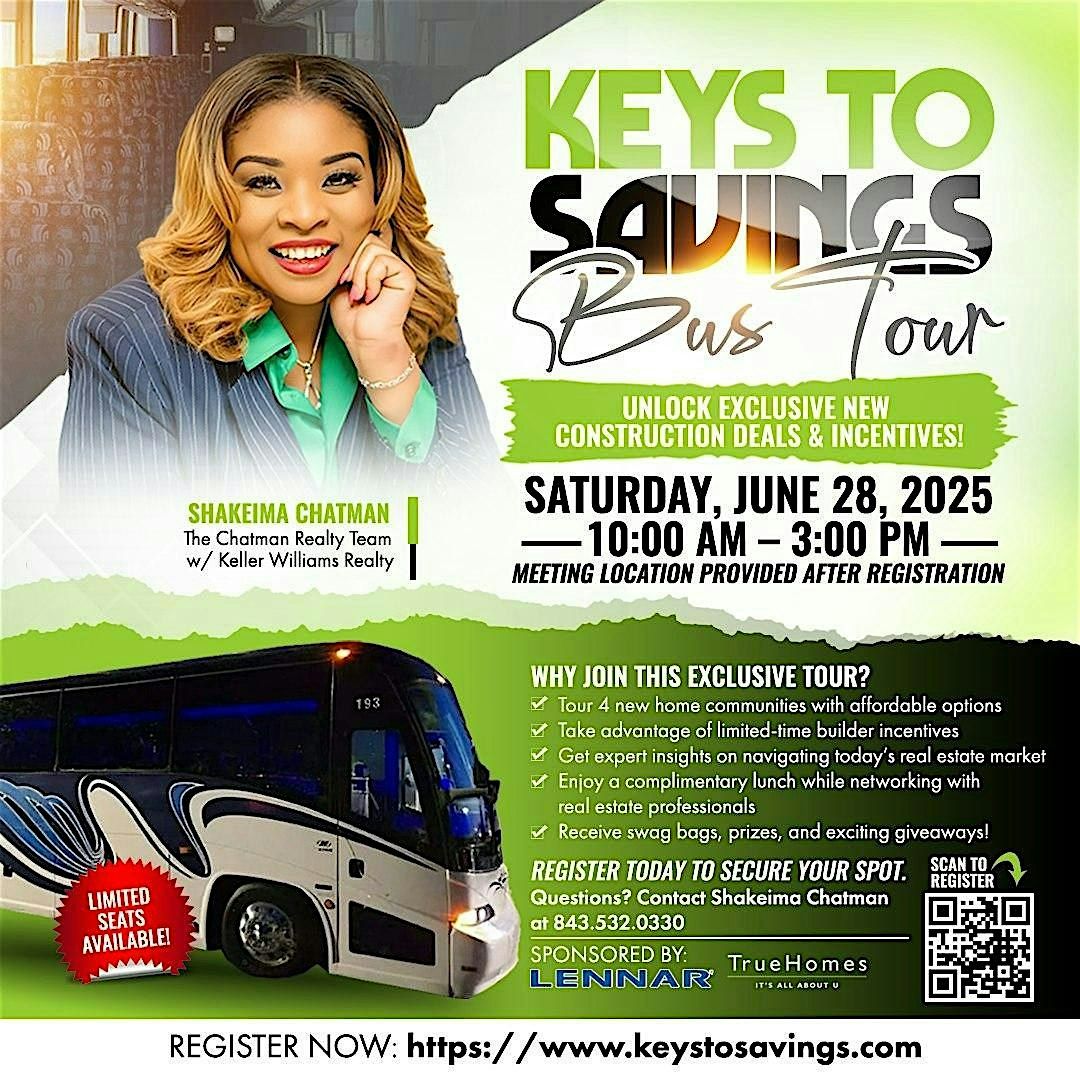 Keys To Savings Bus Tour- June 2025, 28 June 2025 | AllEvents