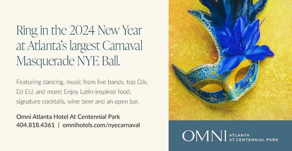 New Years Eve Carnaval Masquerade Ball, Omni Atlanta Hotel at ...