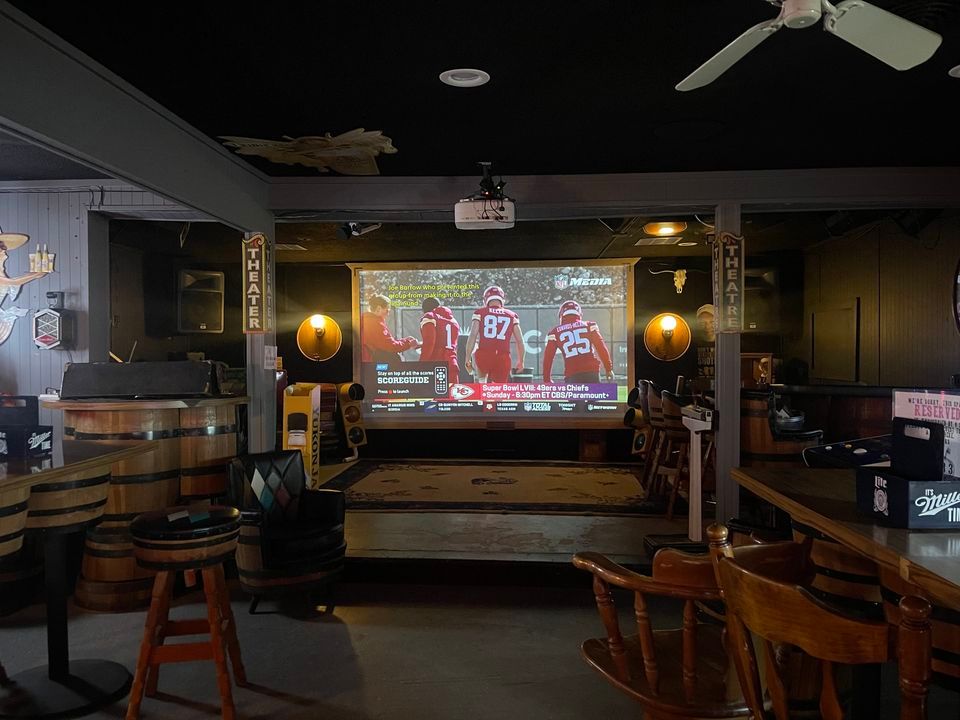 Super Bowl LVIII, the BIGGEST SCREEN & Potluck, 1833 Saloon, Des Moines ...