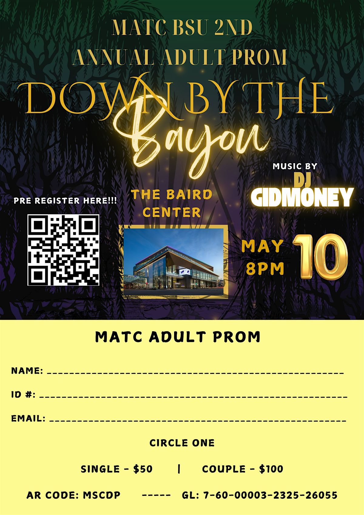 2nd Annual MATC Adult Prom (Hosted By BSU), Baird Center | North ...