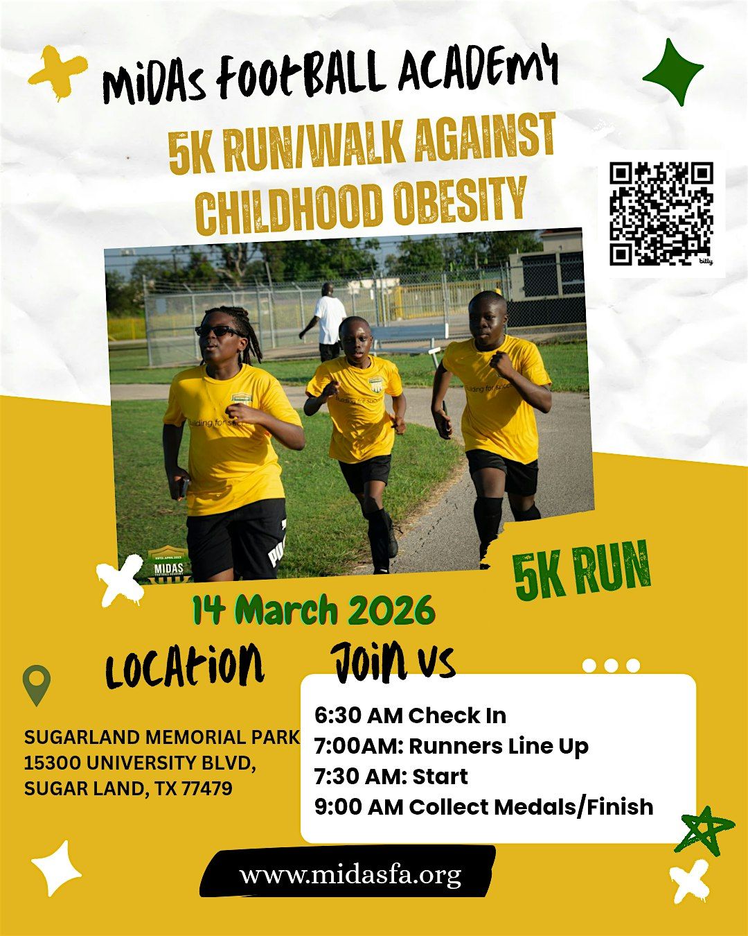 Midas 5K Race Against Childhood Obesity, Brazos River Park, Sugar Land ...