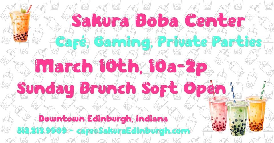 Sakura Boba Cafe Sunday Brunch Opening, Sakura Boba Cafe, Edinburgh, 10 ...