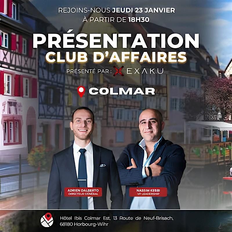 Présentation Club DAffaires - Colmar, Hôtel Ibis Colmar Est en Alsace ...
