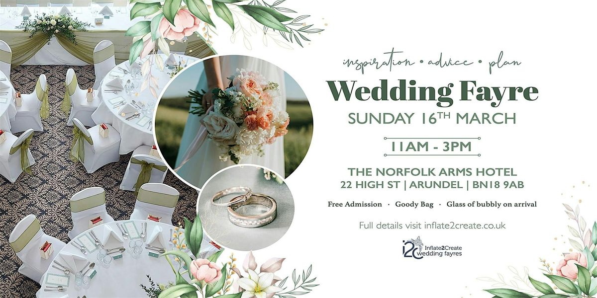 Spring Wedding fayre, The Norfolk Arms Hotel, Arundel, 16 March 2025 ...