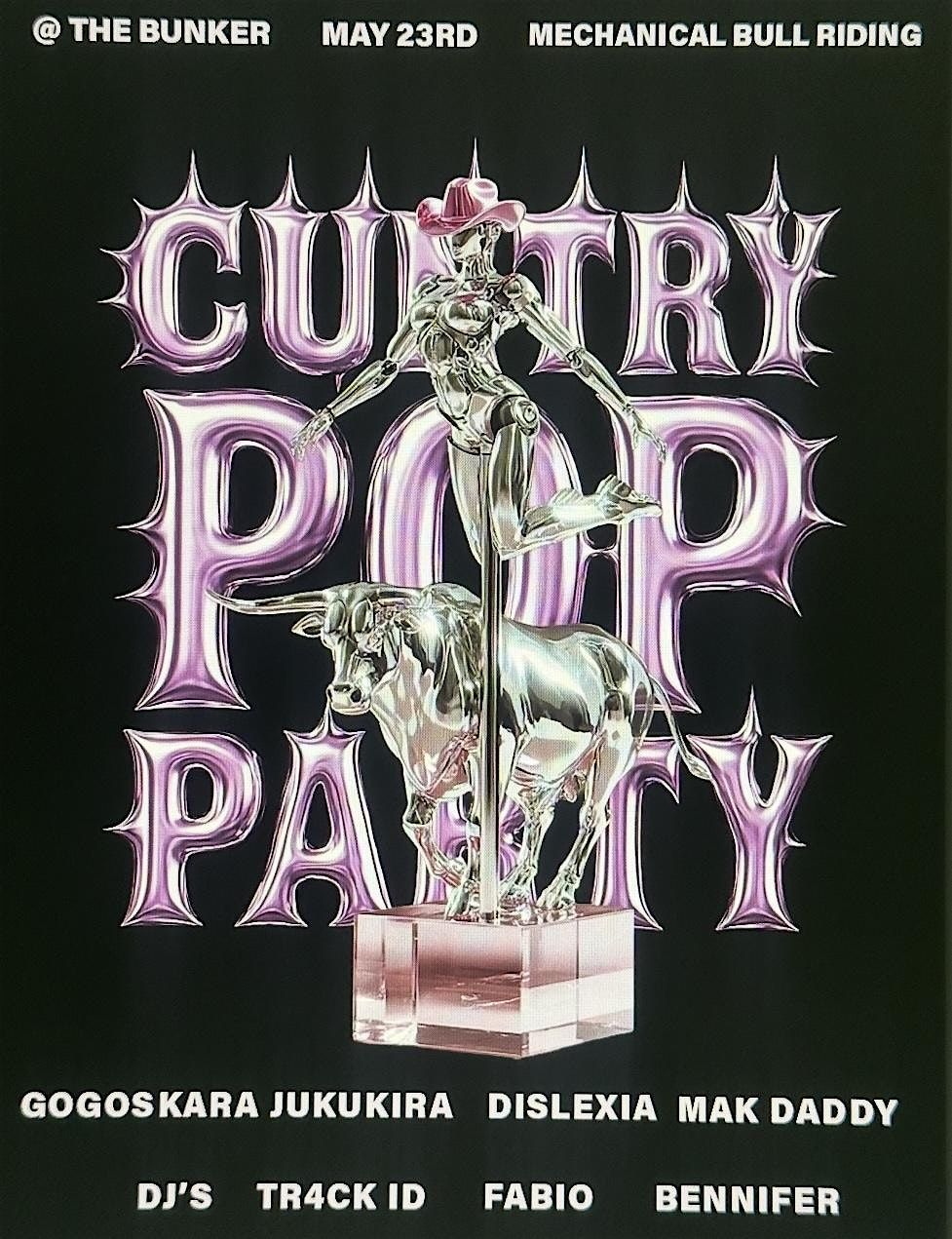 A POP CUNTRY PARTY - Mechanical Bull Riding!, 1735 Venables St ...